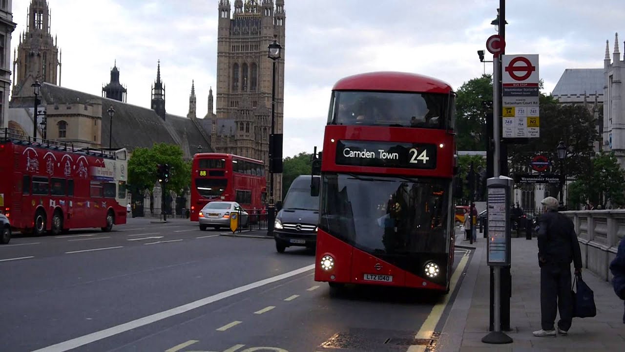 First Day of New Routemaster Buses on London Bus Route 24- 22 June 2013 ...