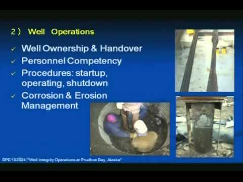 2007-2008: Implementing a Well Integrity Management System - YouTube