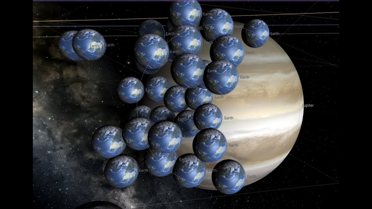 Launch 50 Earths on Jupiter : Epic Collision 💥 - YouTube