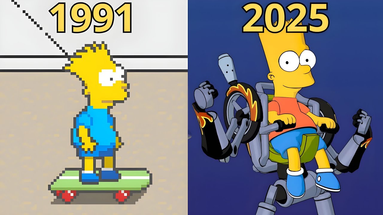 Evolution of Bart Simpson In Videogames (1991-2025) - YouTube