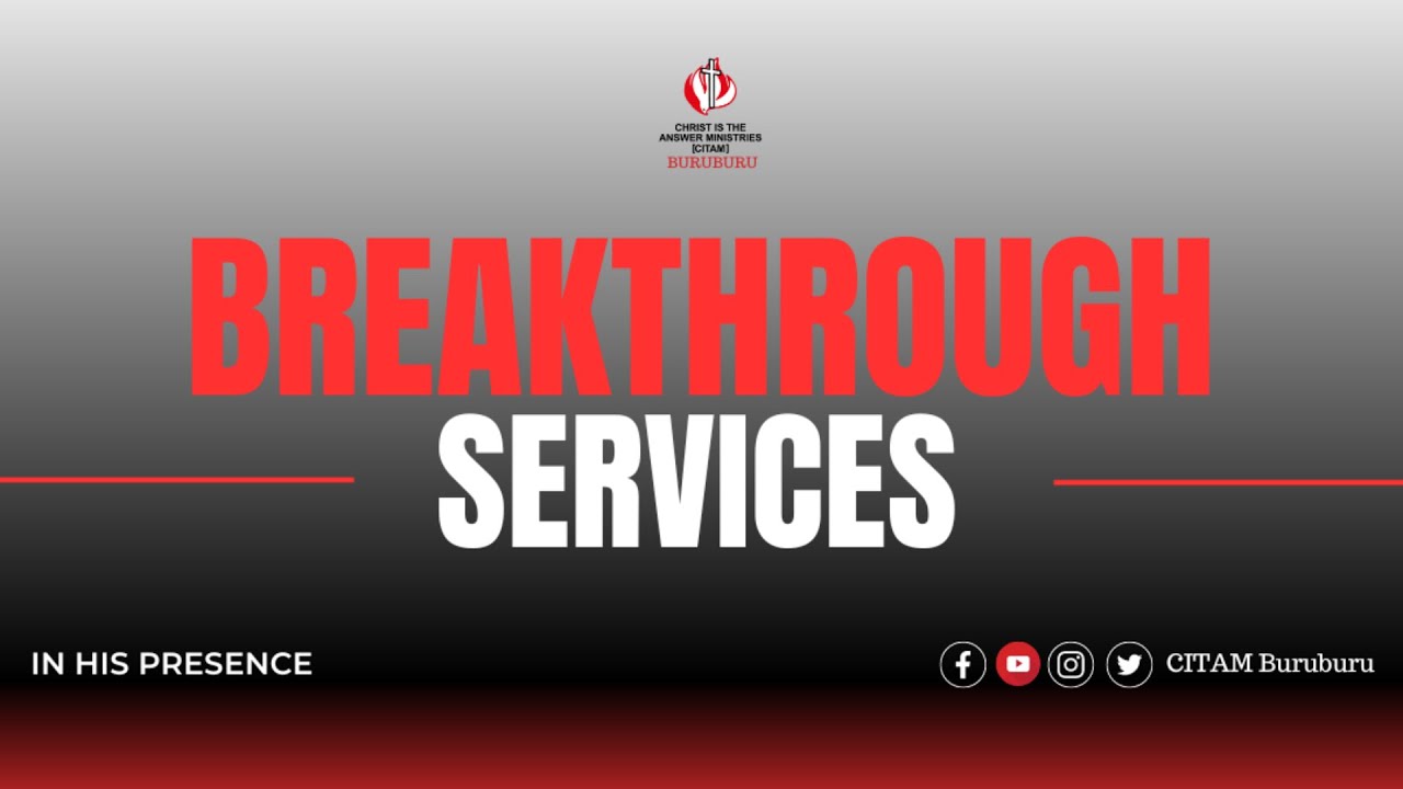 BREAKTHROUGH SERVICE || 17TH MAY 2023 - YouTube