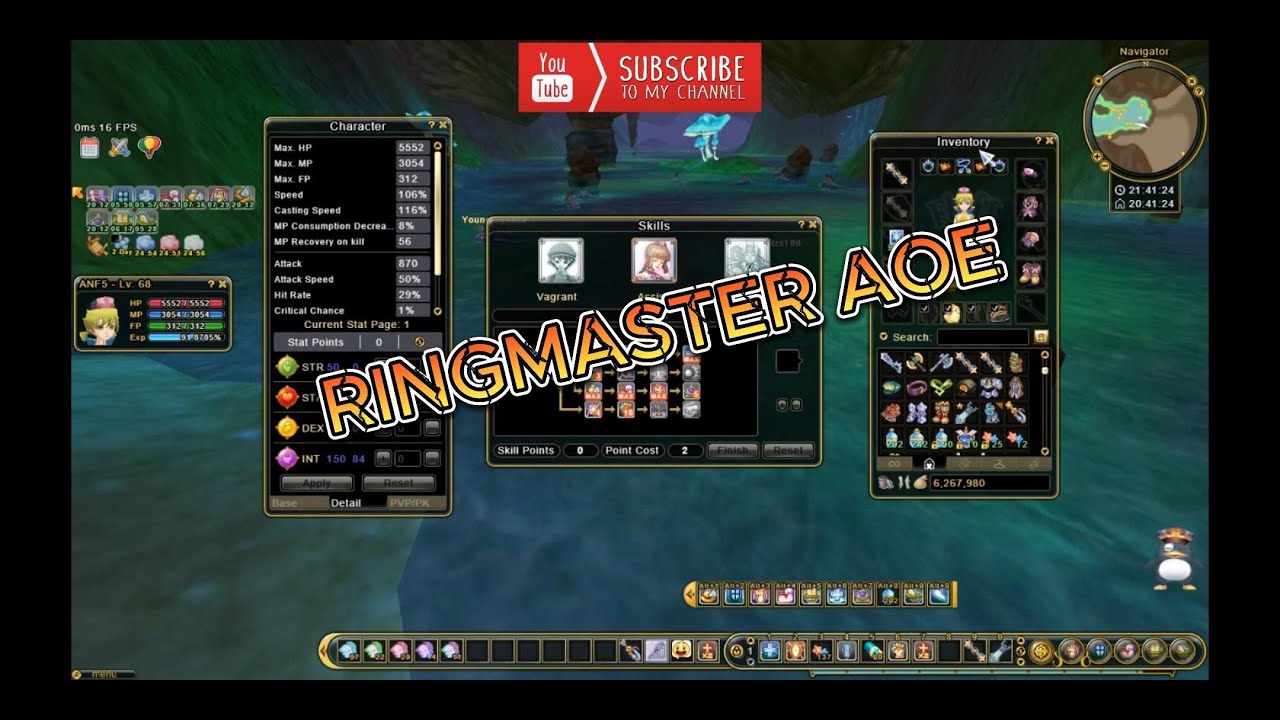 RingMaster AOE | Flyff universe - YouTube