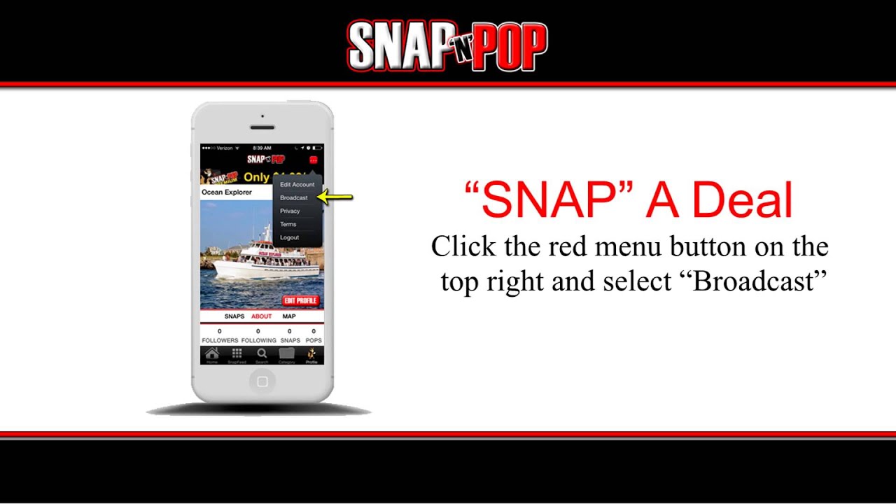 SNAP 'N' POP Merchant Tutorial - YouTube