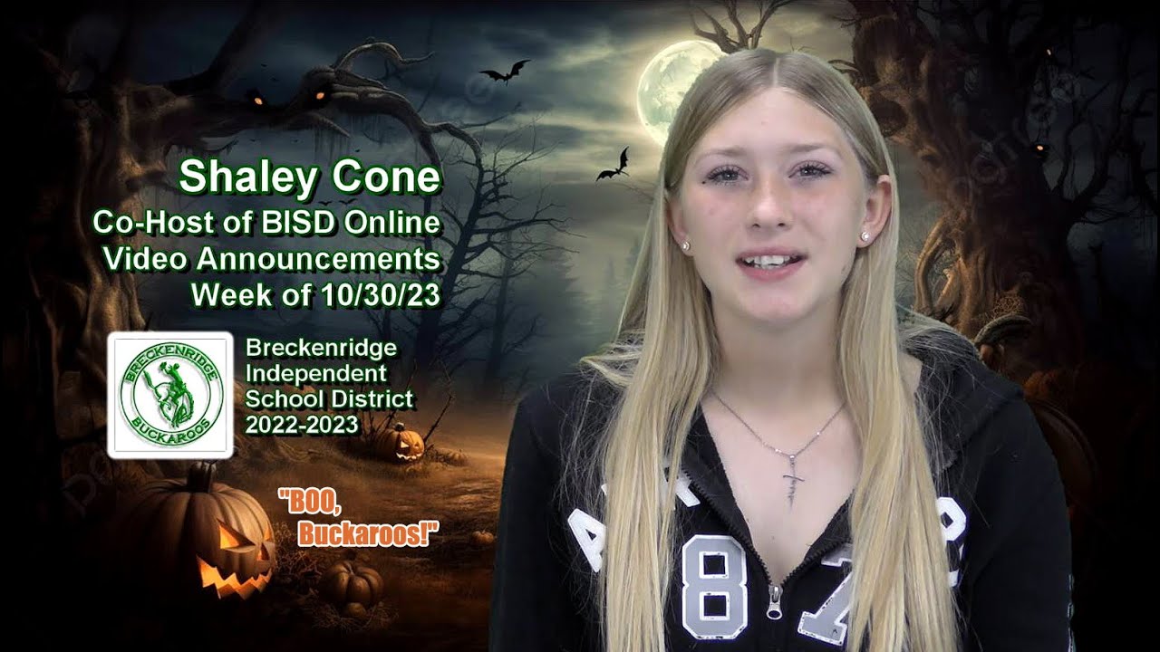 BISD Video Announcements Shaley Cone 103023 - YouTube