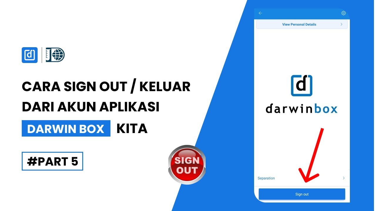 Tutorial Darwin Box : Cara Keluar / Sign Out Dari Akun Aplikasi Darwin Box Kita - YouTube
