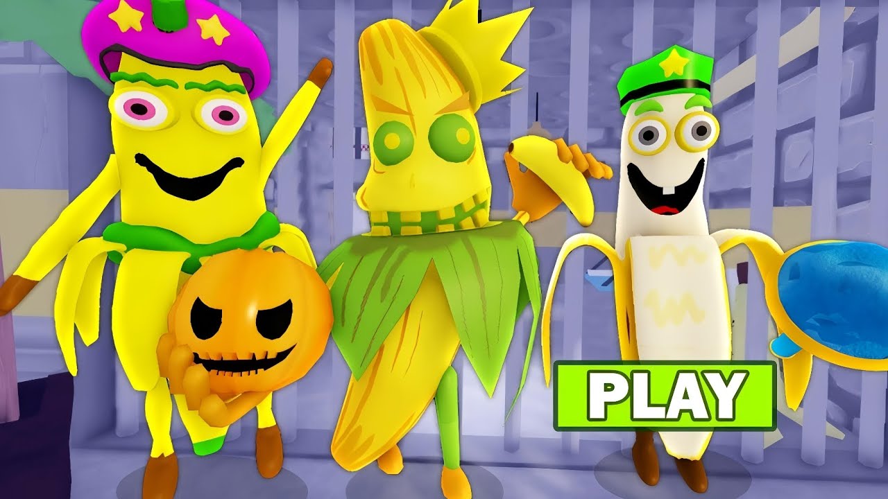 Banana Police Family Prison Run Full Gameplay - YouTube