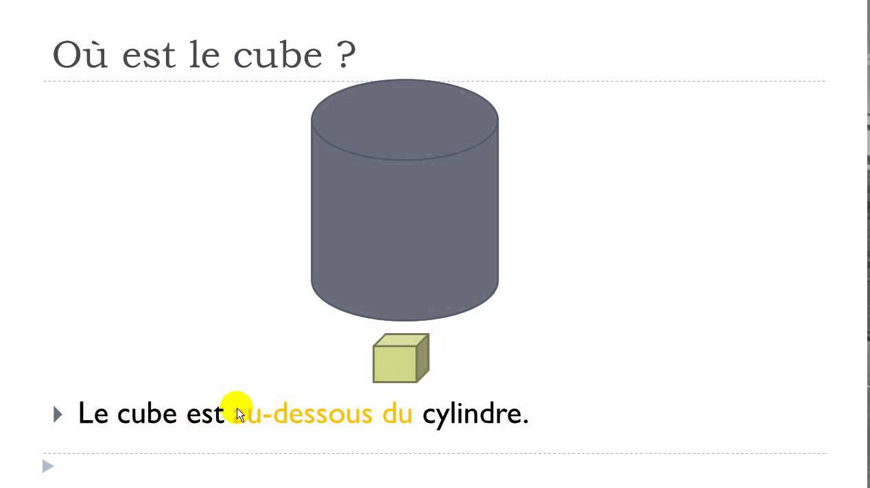 FRENCH WITH VINCENT # Unit 4 = Lesson E = Où est le cube - YouTube
