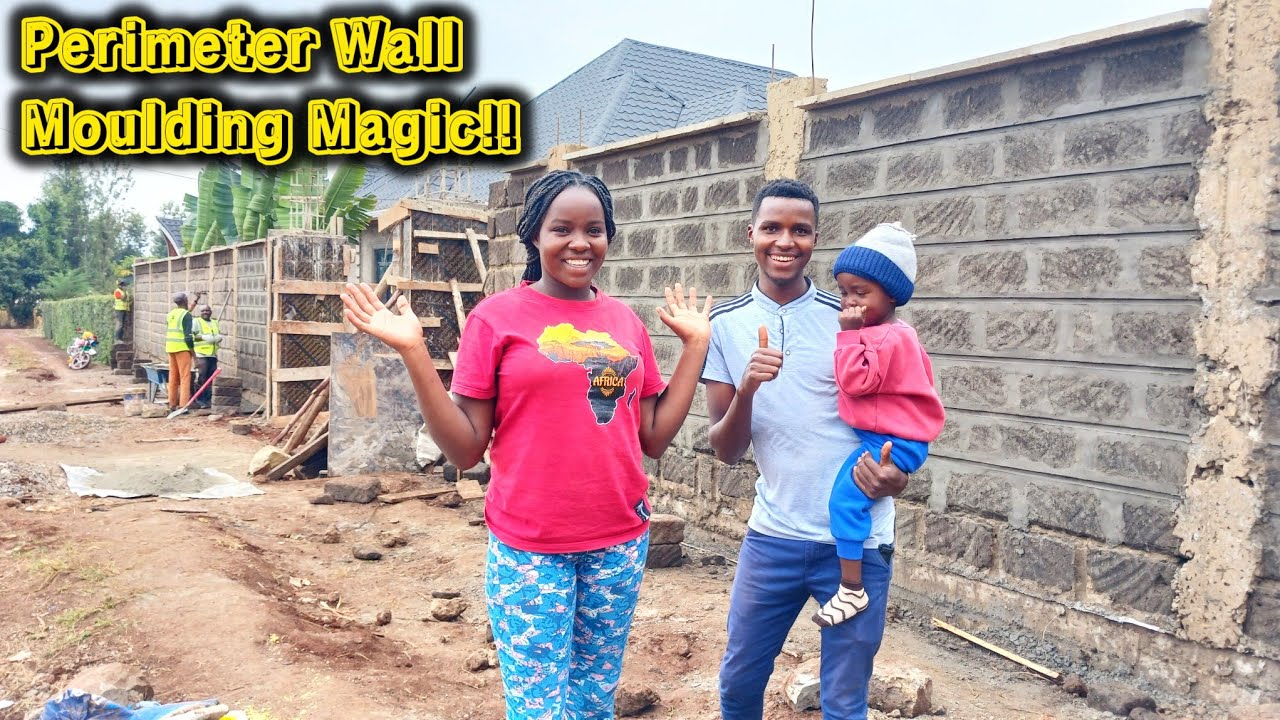 Finally Perimeter Wall Moulding Begins‼️Stunning TV Unit Lighting ...