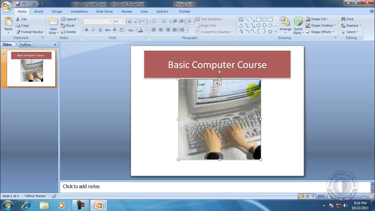 MS Office PowerPoint 2007 Bangla Tutorial 1 - YouTube