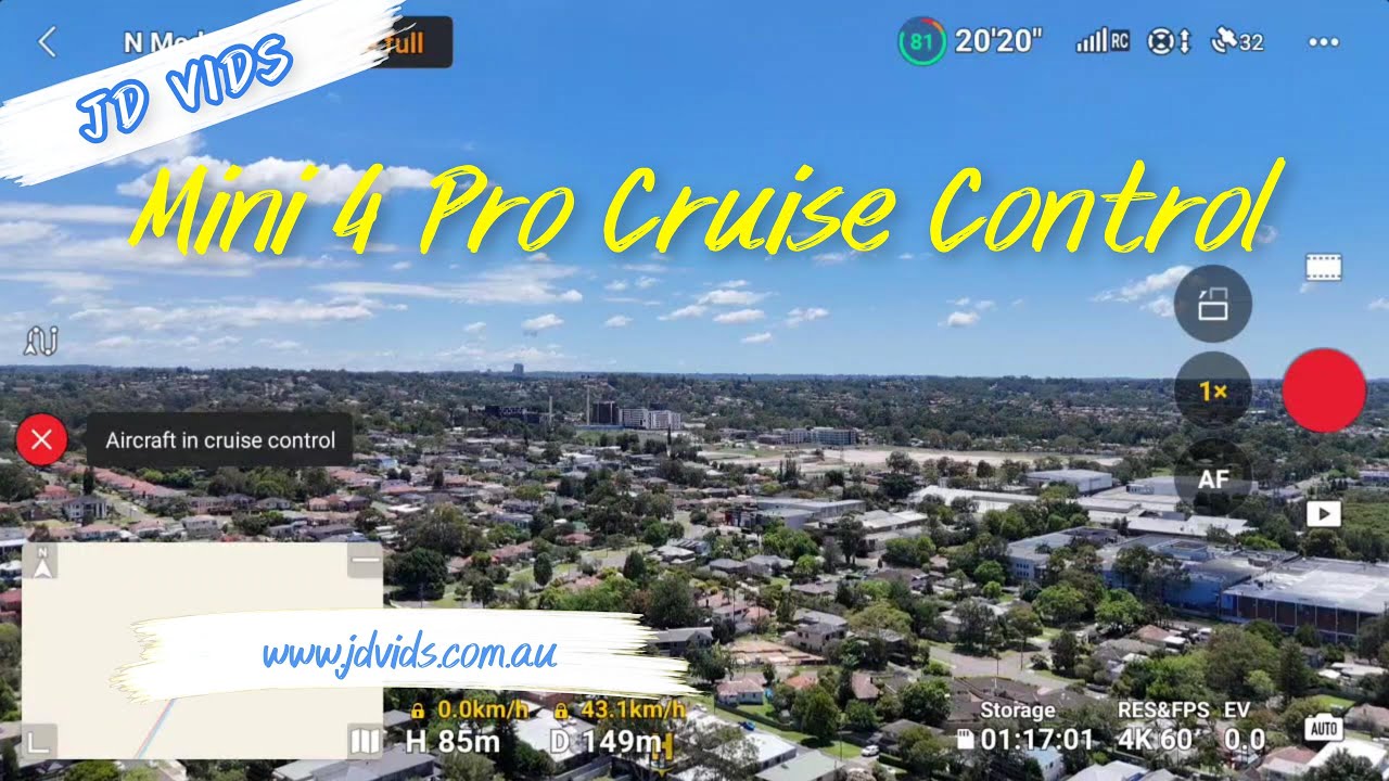 How to use the cruise control feature on the DJI Mini 4 Pro #dji #drone ...