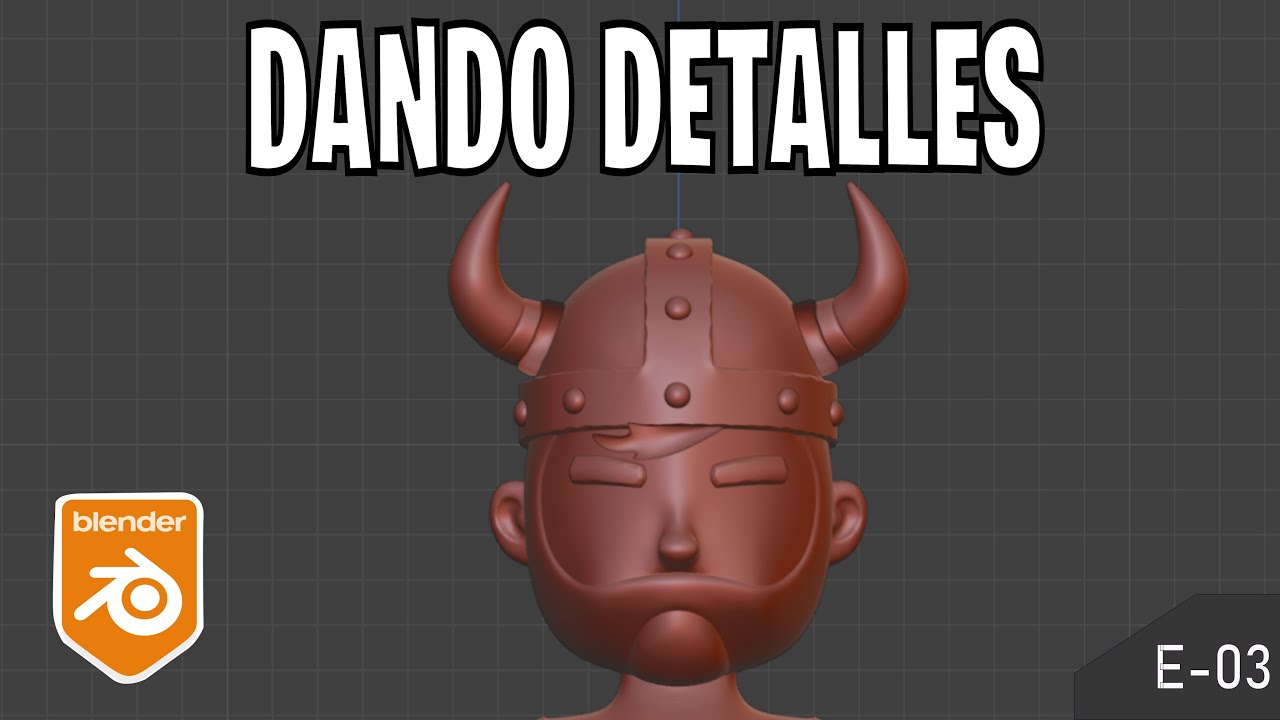 Erik 03 - Modelo High Poly para dar detalles a Vikingo - Blender - YouTube