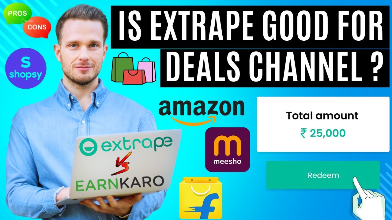 Is ExtraPe Good for DEALS Shopping Channels | Earn Rs.25,000/Month from ...