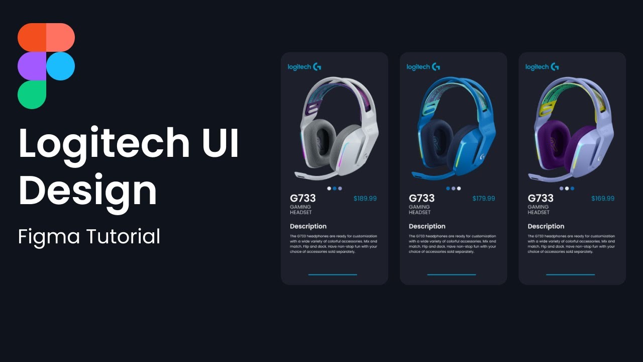 Logitech UI Desing - Figma Tutorial - YouTube
