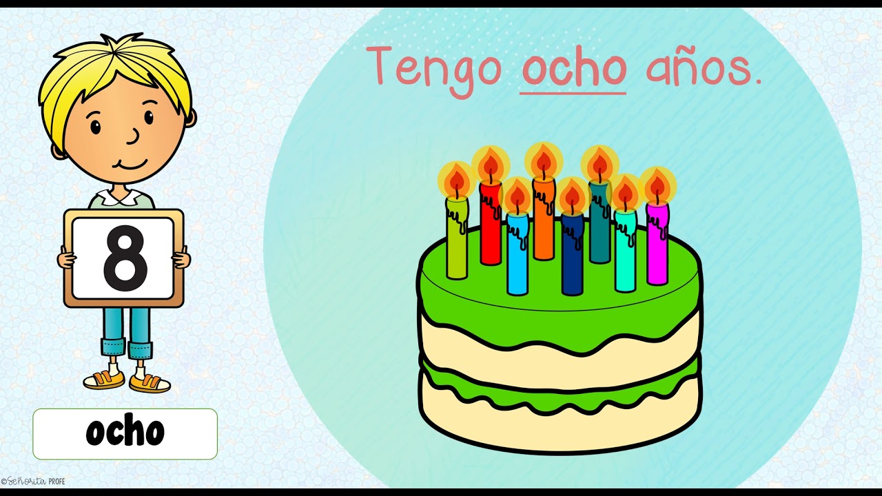 LOS NÚMEROS DEL 0-20 - Spanish Numbers from 0-20 - YouTube