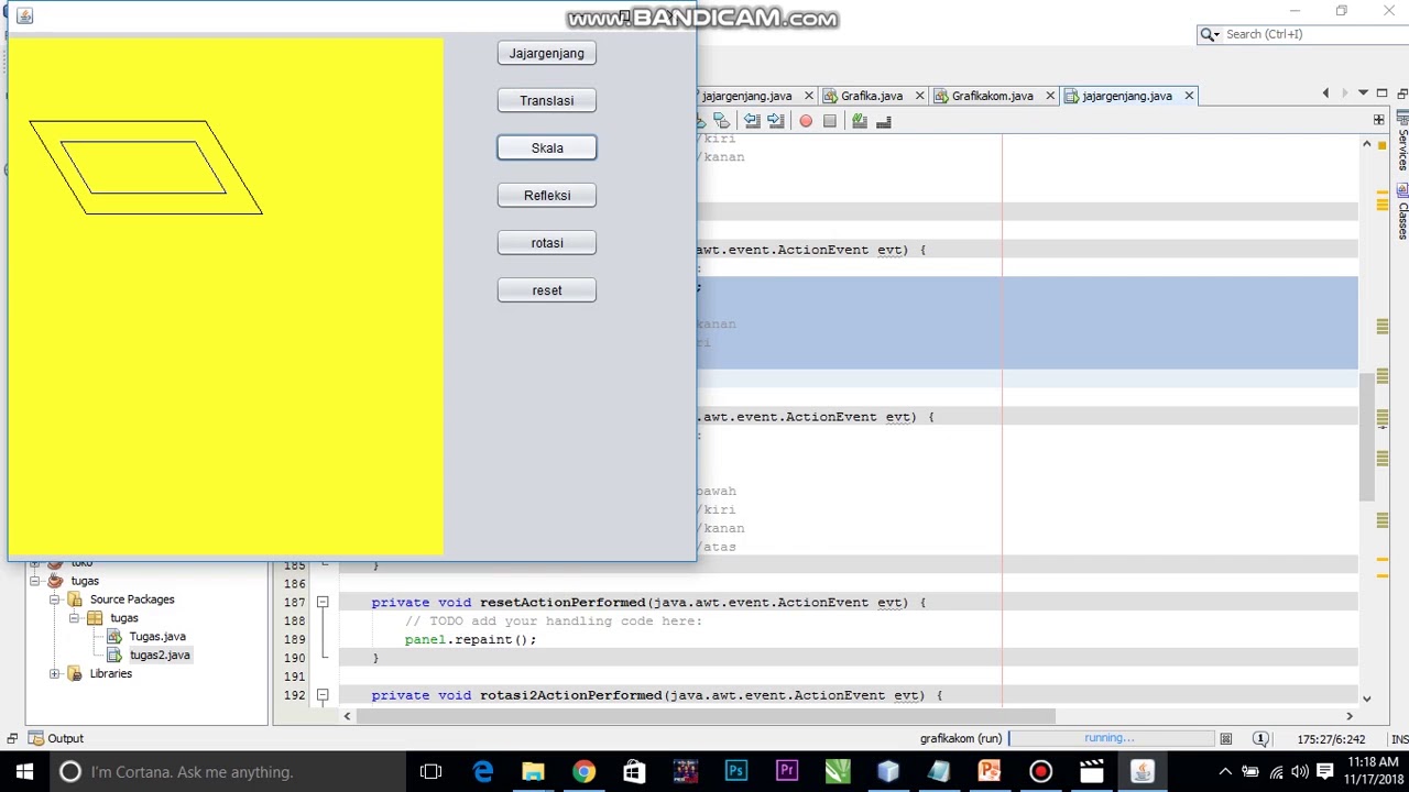 Grafika Komputer Implementasi Fungsi Transformasi Objek Primitif ke ...