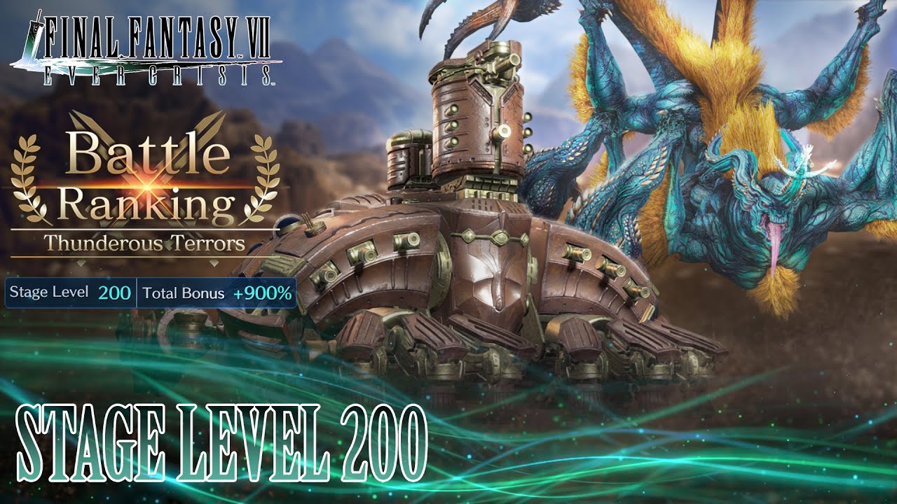 Stage Level 200 guide - Battle Ranking event || Final Fantasy VII Ever ...