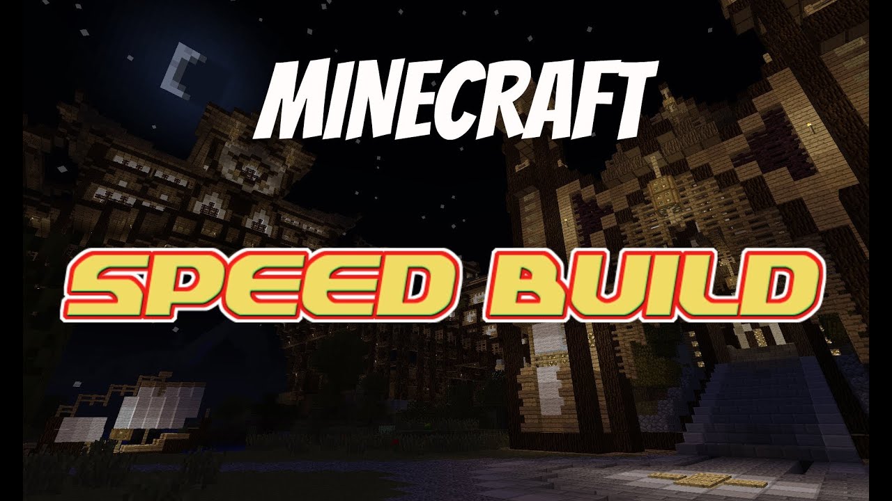 MINECRAFT SPEED BUILD - YouTube