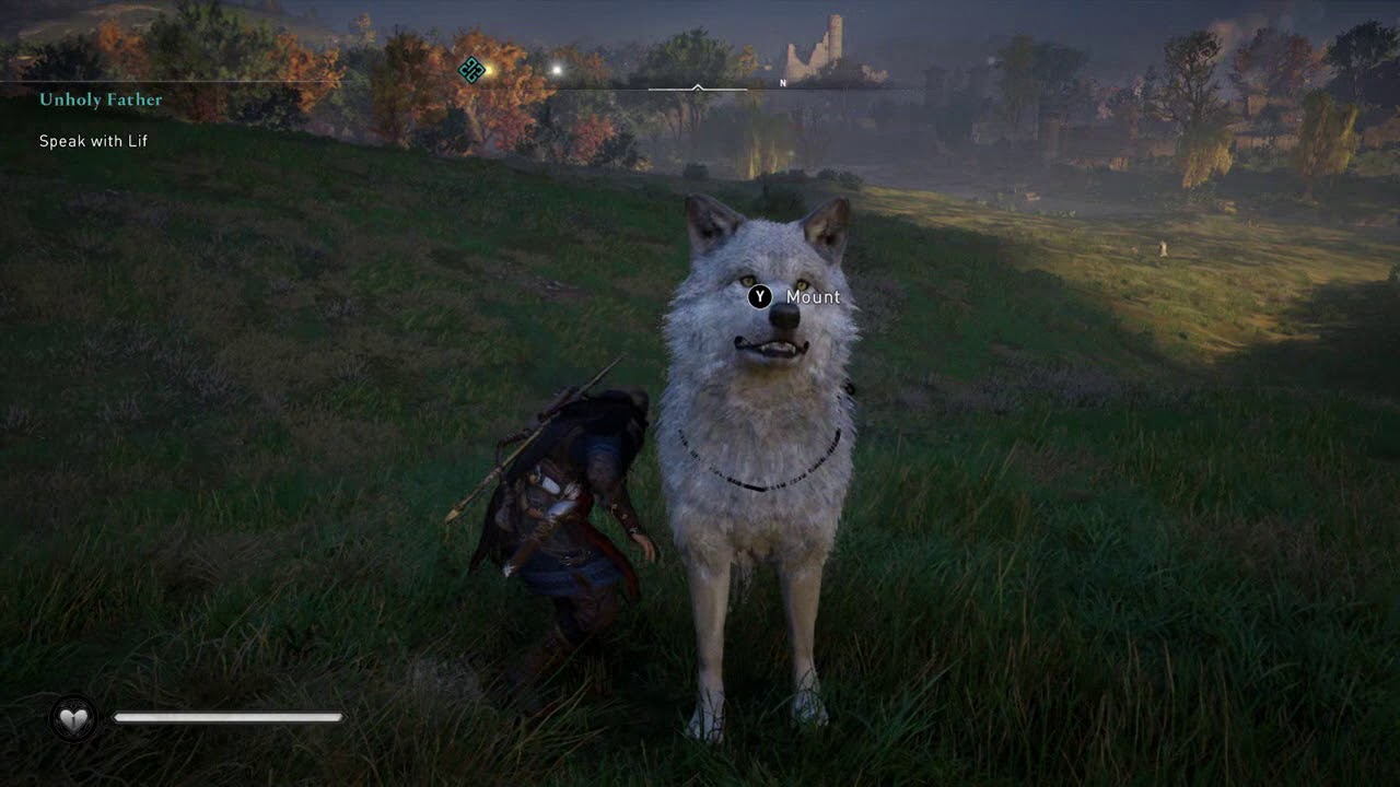 Assassin's Creed Valhalla - Riding my NEW White Wolf!!! - YouTube