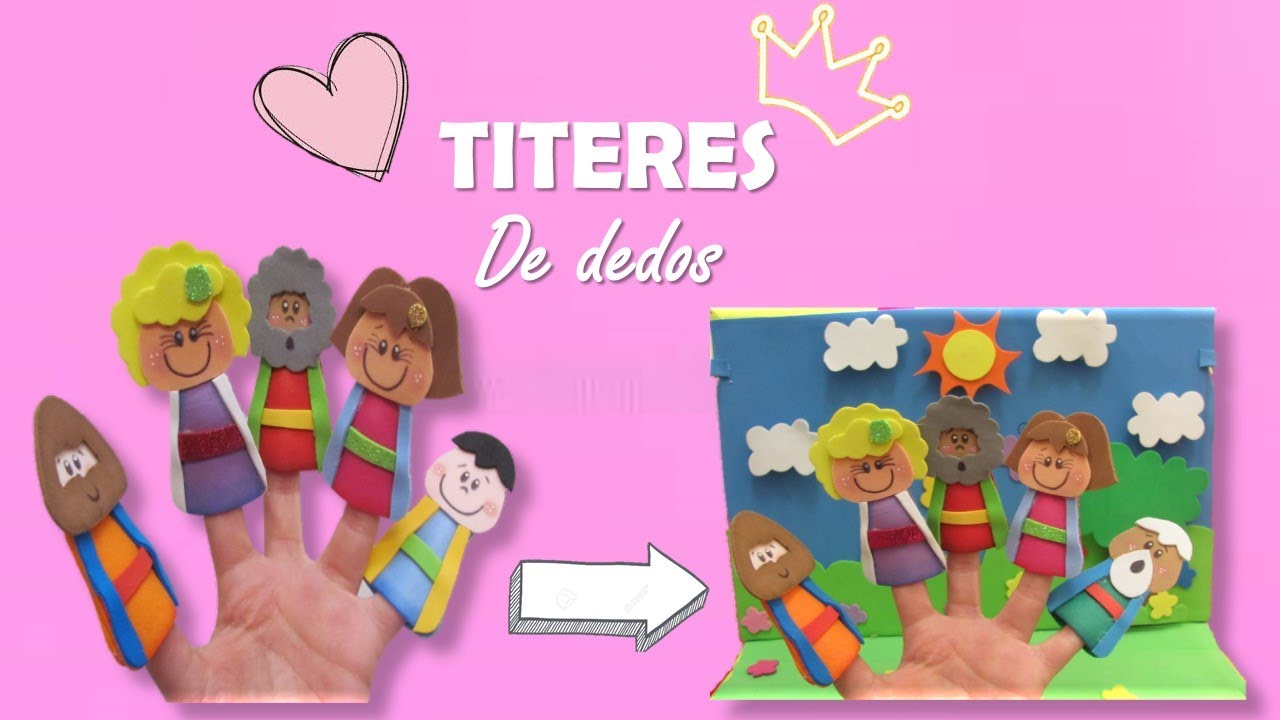 Como hacer un TÍTERE DE DEDOS 🎭 (Personajes bíblicos) - Paola Mora ...