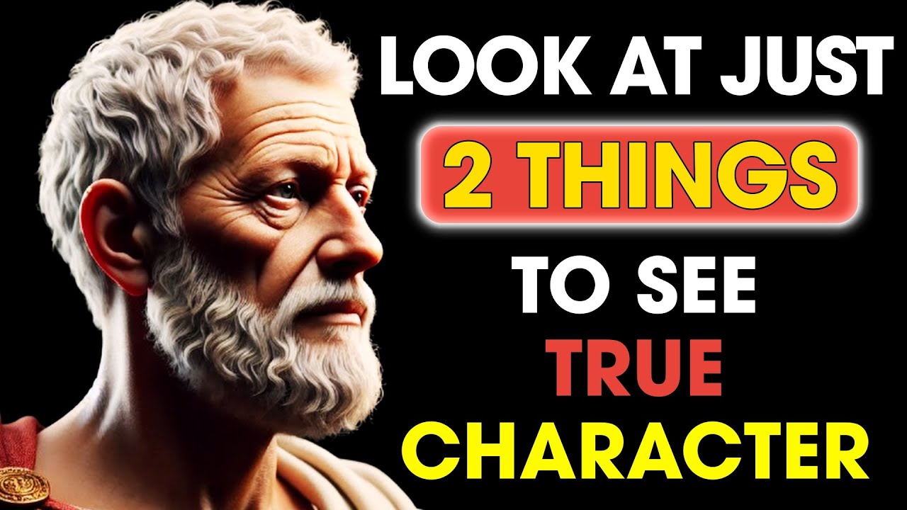 TRUE CHARACTER: To See Someone's Real Self, Look at Just 2 Things ...