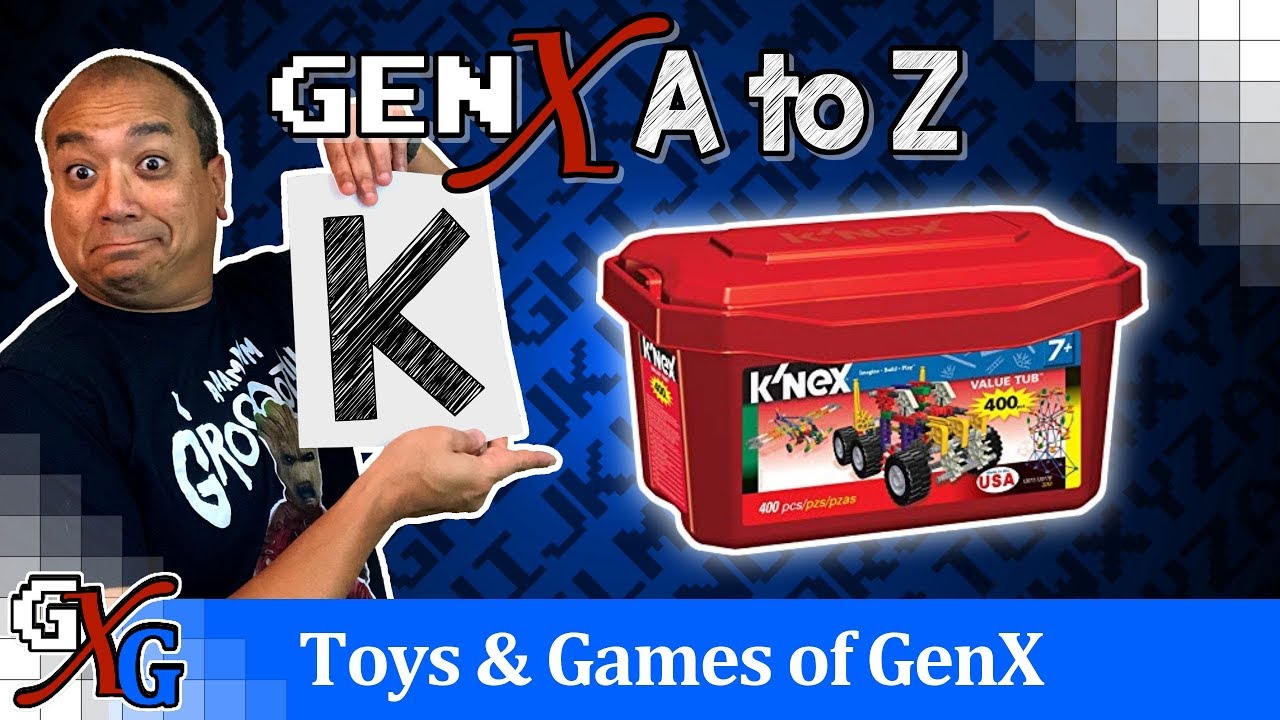 K'Nex GenX Building Toy Nostalgia - K is for K'Nex | A to Z Toys ...