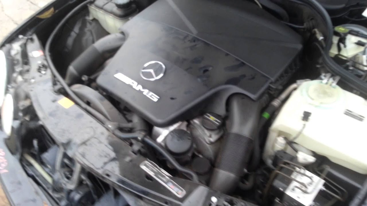 2002 Mercedes CLK55 AMG 5.5L Complete engine 98k miles - YouTube