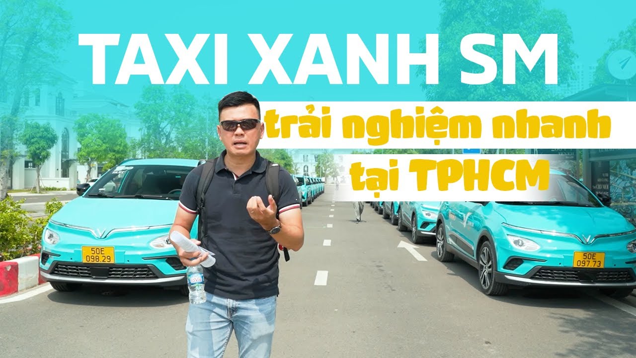 Taxi Xanh SM khai trương tại TPHCM có gì đặc sắc? - YouTube