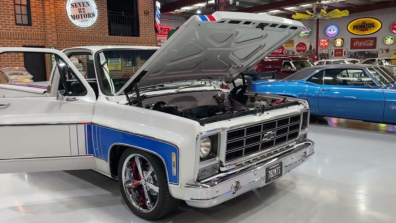 1977 CHEVY SQUARE BODY PICKUP RESTOMOD - YouTube