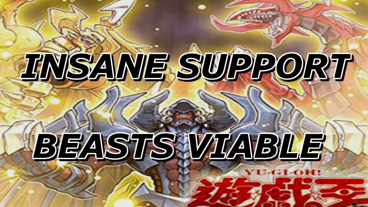 Yu-Gi-Oh! INSANE Sacred Beast SUPPORT! BEASTS VIABLE!? - YouTube