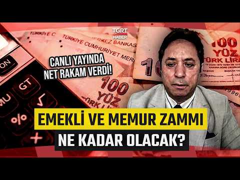 Emekli ve Memur Zammı Ne Kadar Olacak? İsa Karakaş Canlı Yayında Net Rakam Verdi! - TGRT Haber