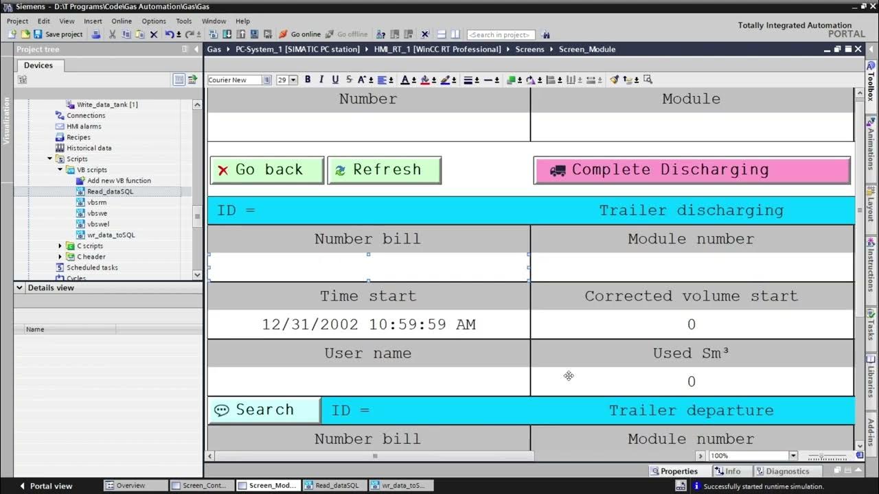 Read Database Sql Server From Wincc Youtube