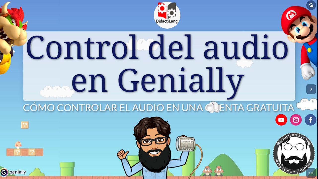 🔉Control del AUDIO en una cuenta gratuita de Genially - YouTube