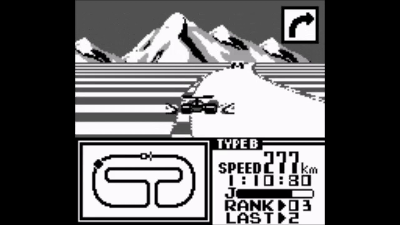 Game Boy F1 Race 1990 - YouTube