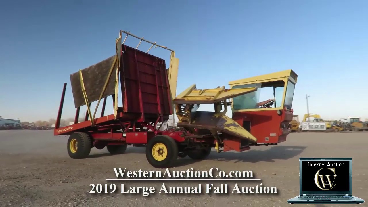 New Holland Stackcruiser 1048 - Bale Stacker - YouTube