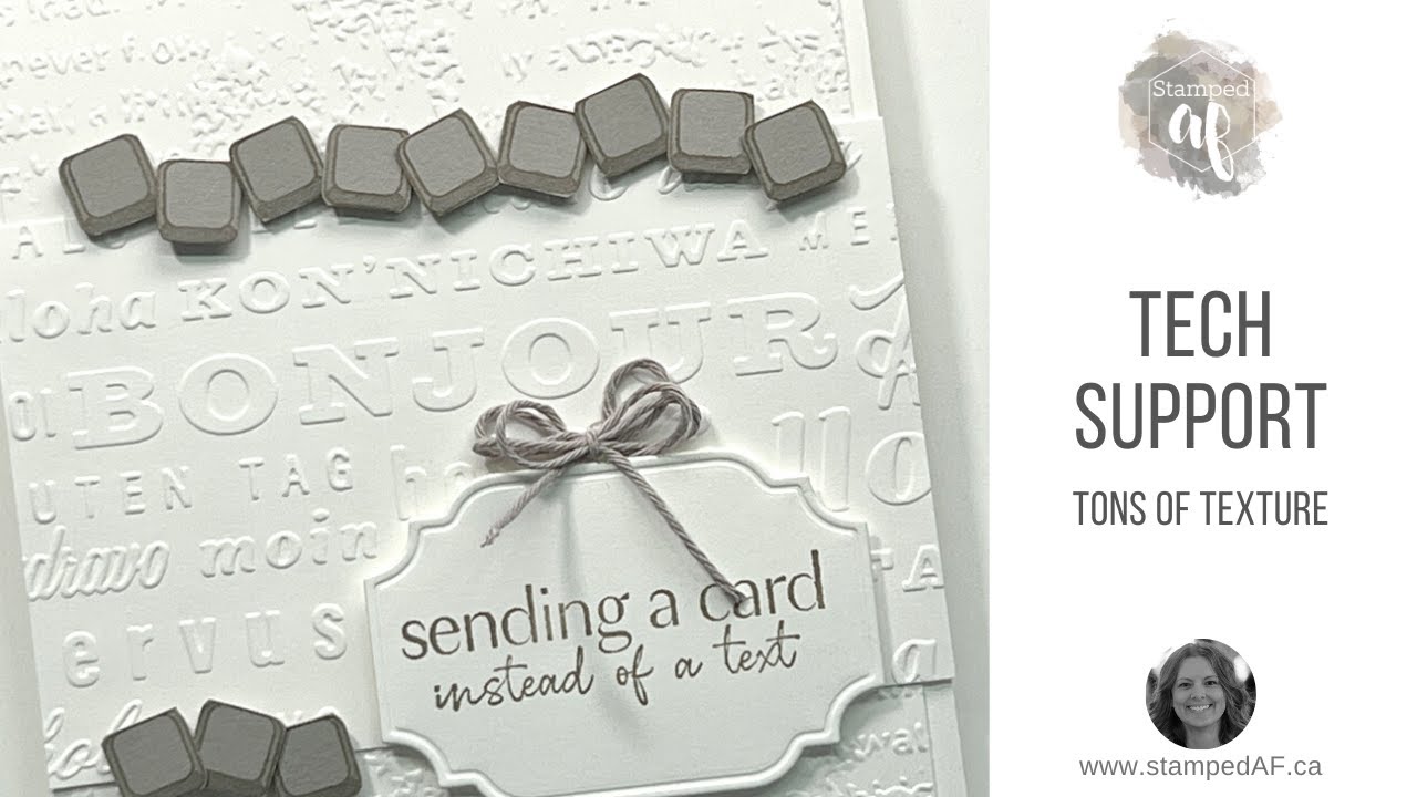 Tech Support stamp set by Stampin' Up! 💻 - YouTube