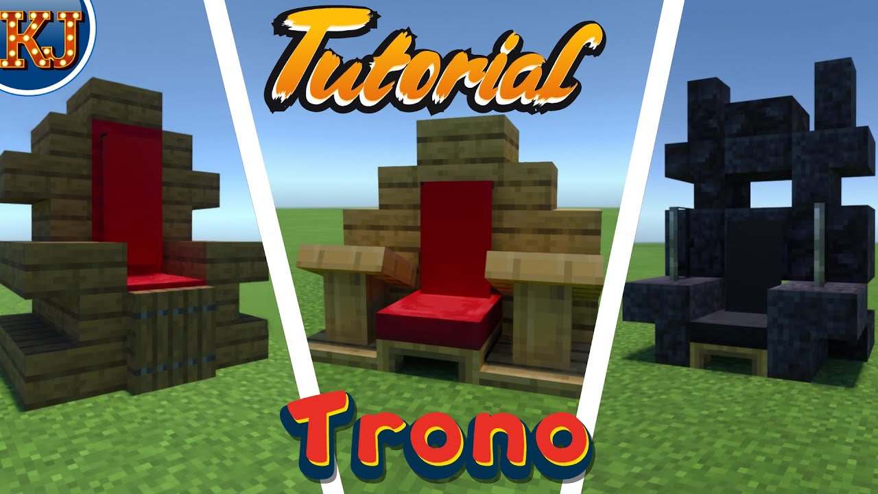 Tutorial Trono su Minecraft - [Materiali utili in descrizione] - YouTube