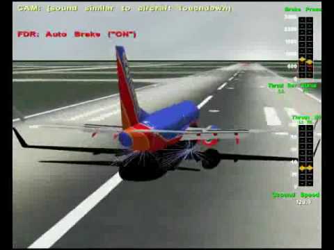 NTSB Animations: Southwest Airlines Flight 1248 - YouTube