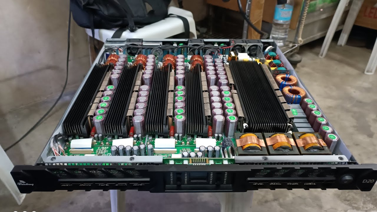 class d amplifier 4 Channel 2000w/channel Broadway D20 #broadway # ...