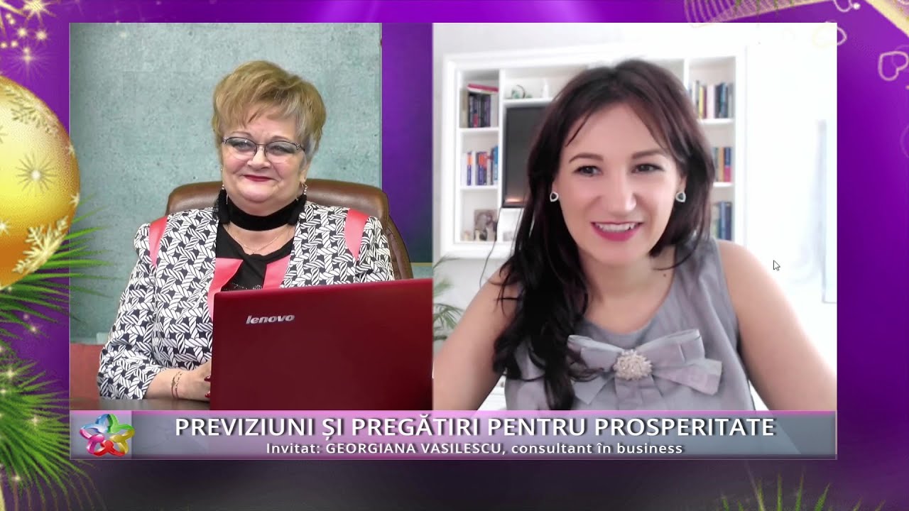 Georgiana Vasilescu - PREVIZIUNI SI PREGATIRI PENTRU PROSPERITATE - YouTube