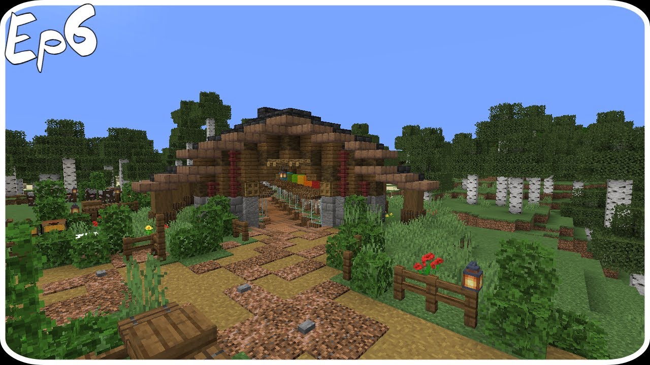 Let's Build Our First Auto Farm | Minecraft (EP6) - YouTube