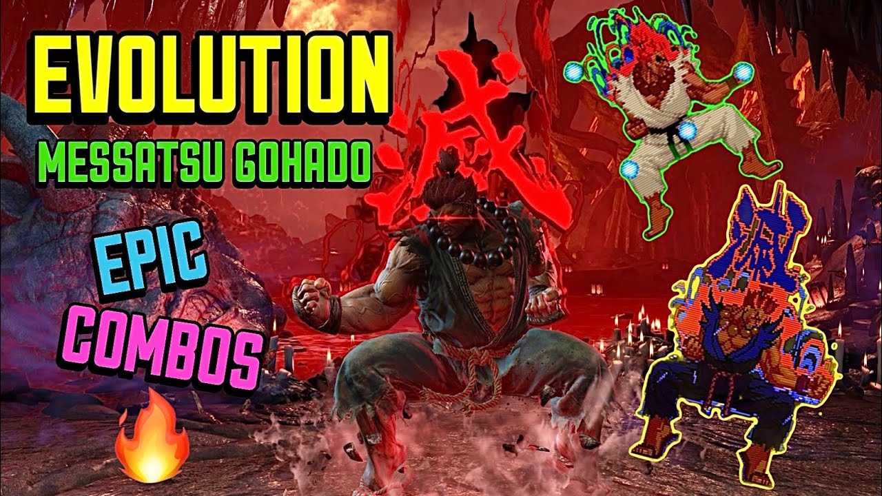 EVOLUTION of AKUMA Messatsu Gohado 😎 ~ Epic AKUMA COMBO’S 🔥 [ SF Alpha ...