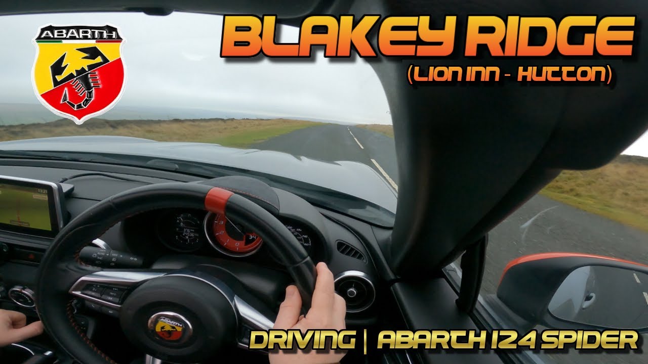 Driving | Blakey Ridge, North Yorks (Lion Inn to Hutton) | Abarth 124 ...