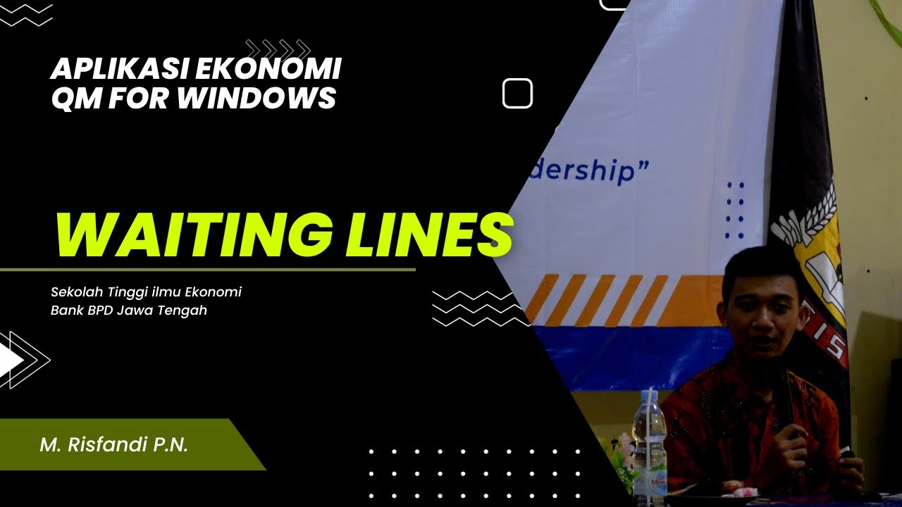 Waiting Lines - QM for Windows - YouTube