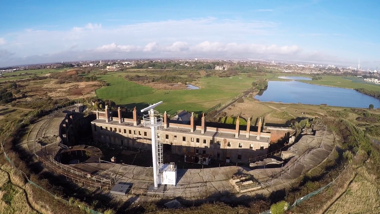 Gosport, Fort Gilkicker drone footage. - YouTube