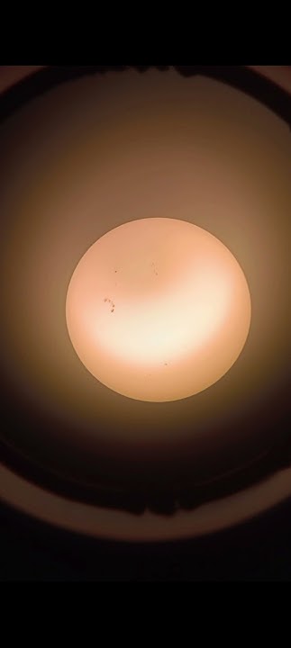 Sunspots so large you can view them with Eclipse Glasses! - YouTube