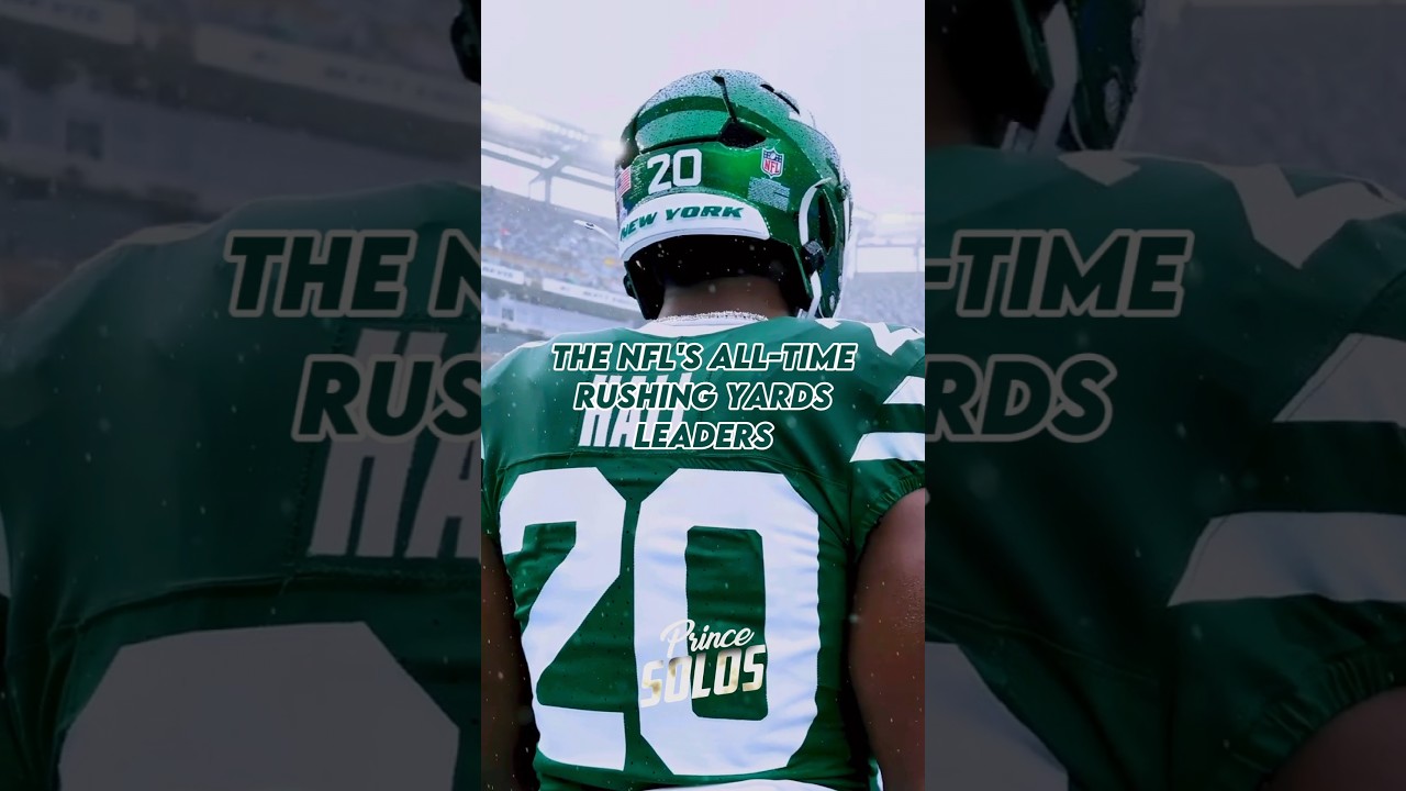 The NFL's All-Time Rushing Yards Leaders - YouTube