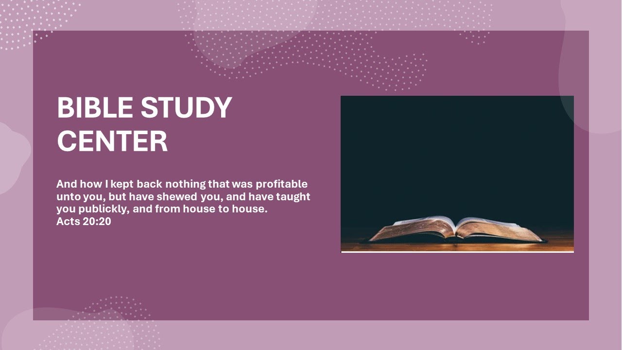 Bible Study Center - (June 15, 2024) Lower Bicutan, Taguig City - YouTube