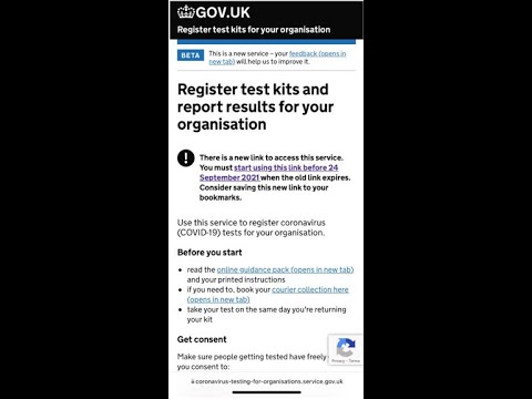 How to register your PCR test - YouTube