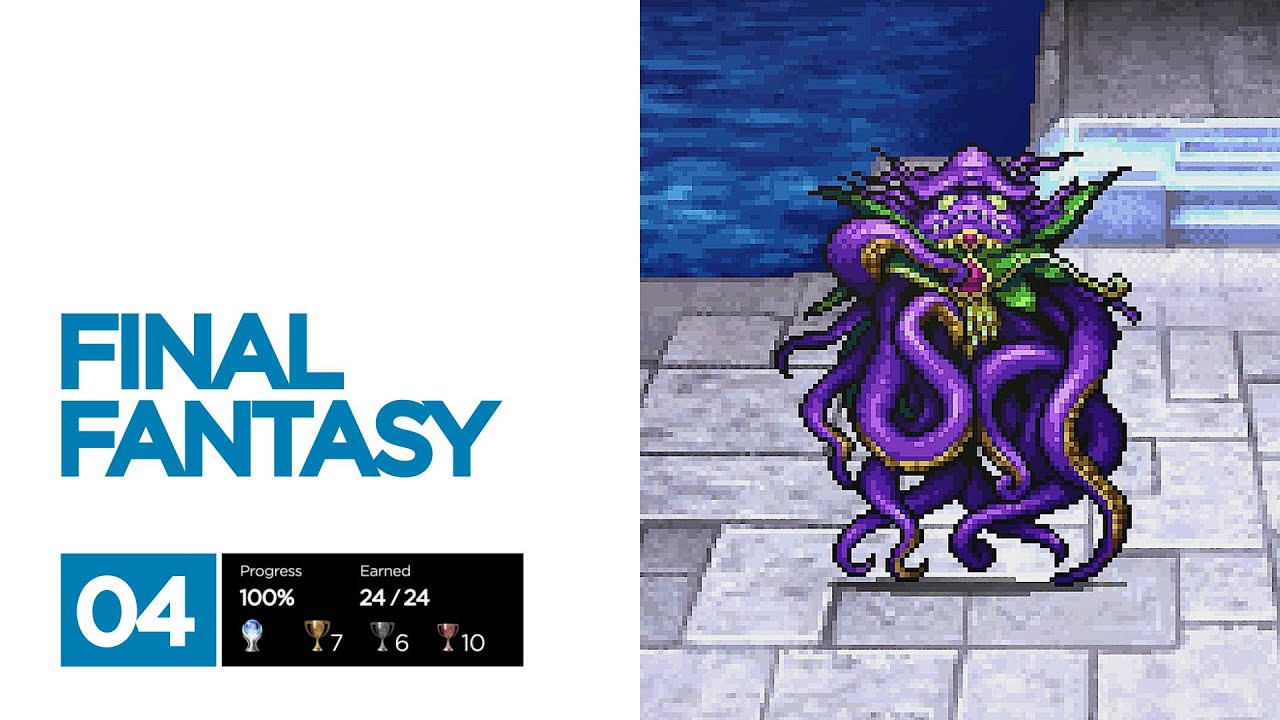 Final Fantasy I Pixel Remaster Platinum Trophy Guide 04 / Waterfall ...