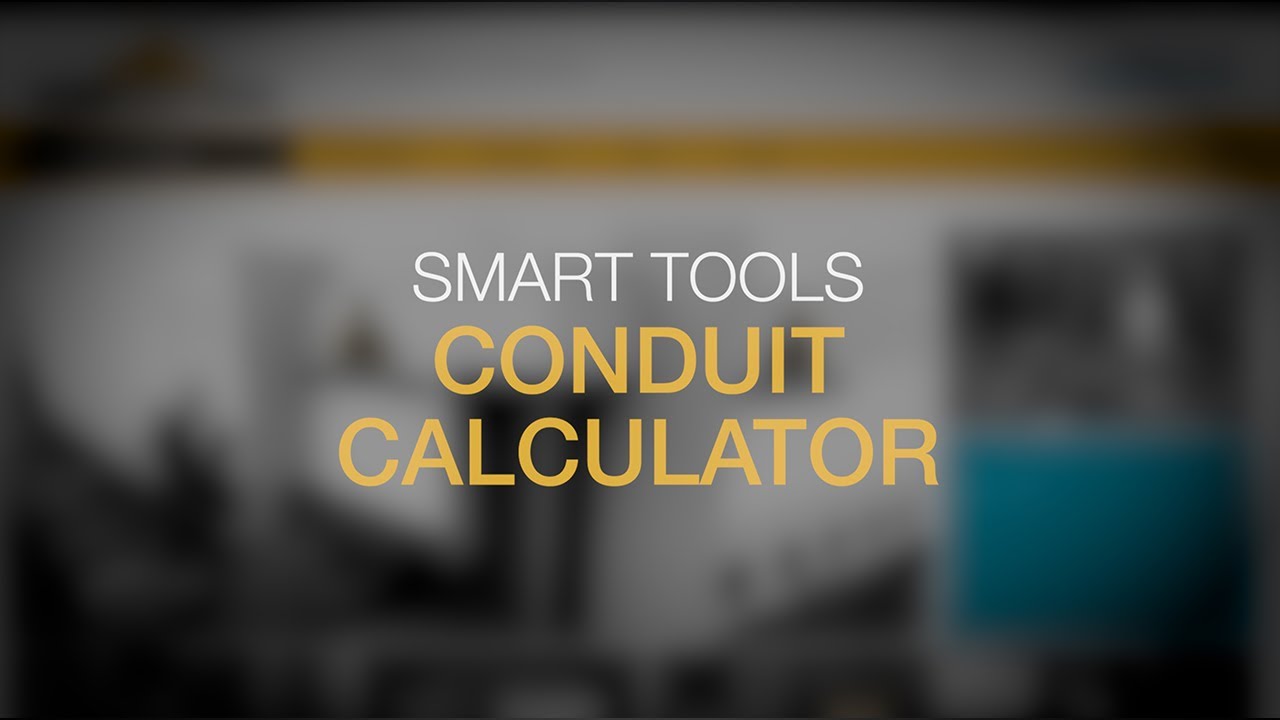 SmartTools: Conduit Calculator Video